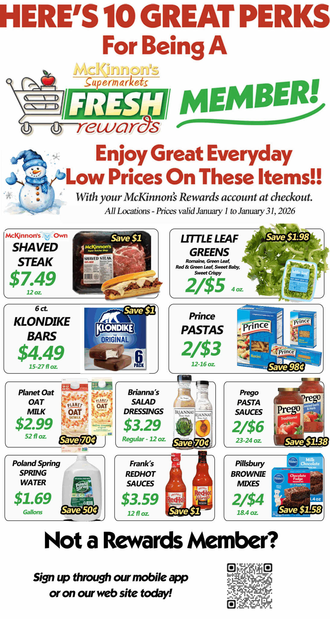 Fresh Rewards Perks | McKinnon's Supermarket